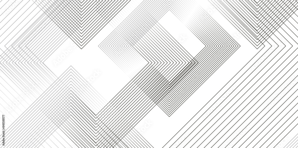 Vector parallel square Seamless geometric pattern black and white ...