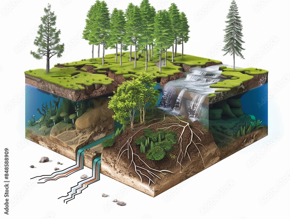 Comprehensive Guide to Hydrologic Cycles in Environmental Science Stock ...