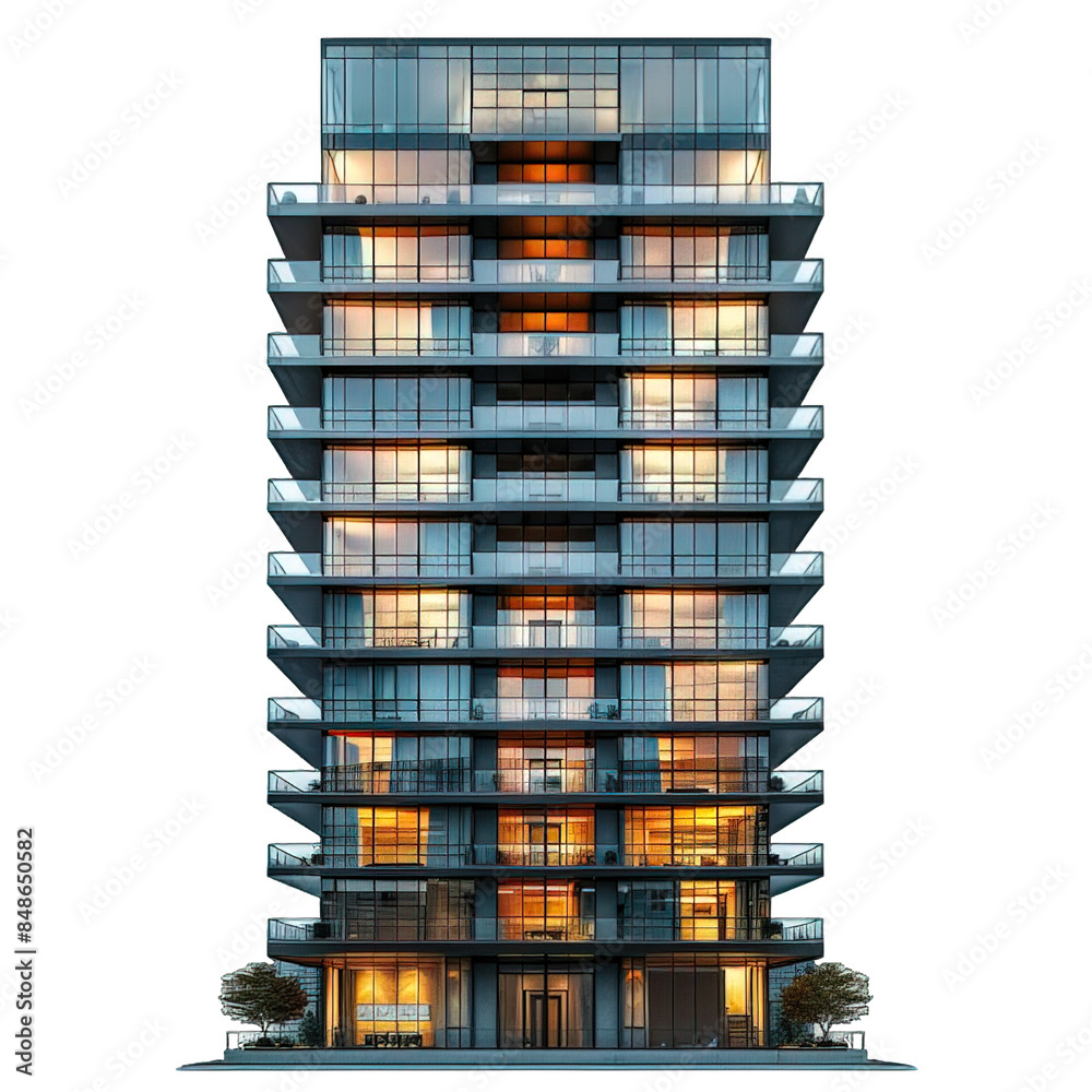 glass skyline building png ,skyscraper isolated on transparent ...