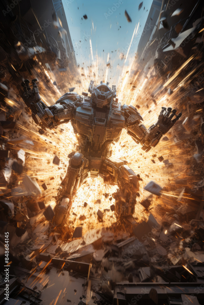 ロボット, サイボーグ, マシーン, 爆発, 火, 炎, 事故, 爆発するロボット, 爆発するサイボーグ, 機械, 破壊, robot ...
