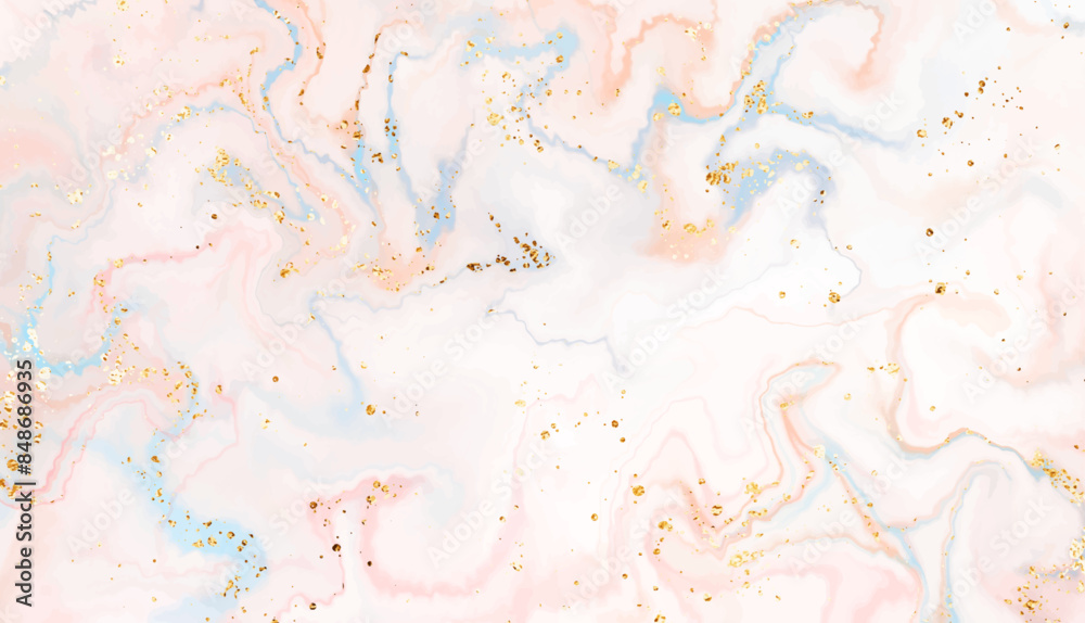 Marble stone background design with geode texture and gold splatter ...