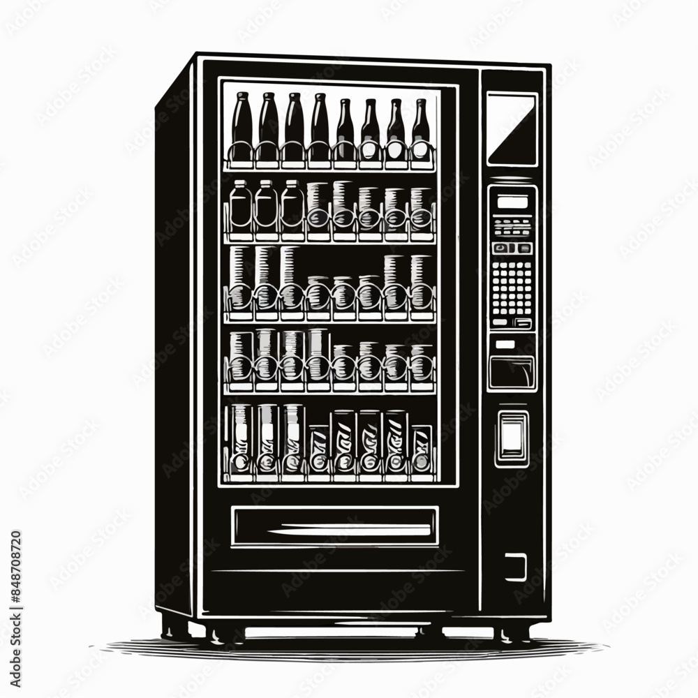 vending machine silhouette , vending machine , vending machine icon ...
