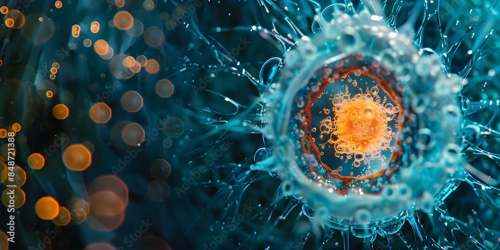 Miraculous sight of ovum fertilization viewed under a microscope ...