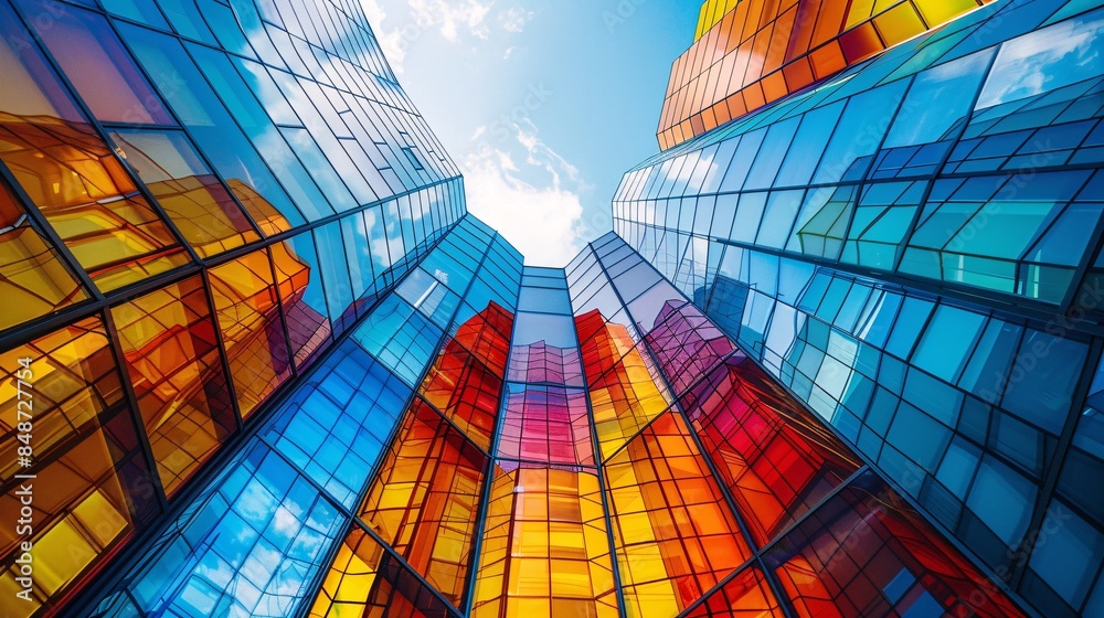 Visually stunning architectural background featuring a blend of ...