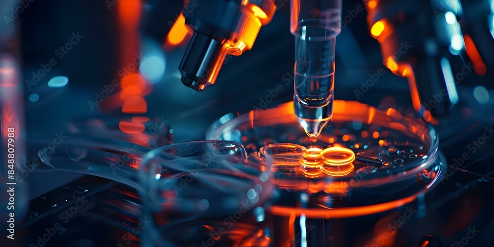 Digital IVF laboratory research using microscopic techniques for in ...