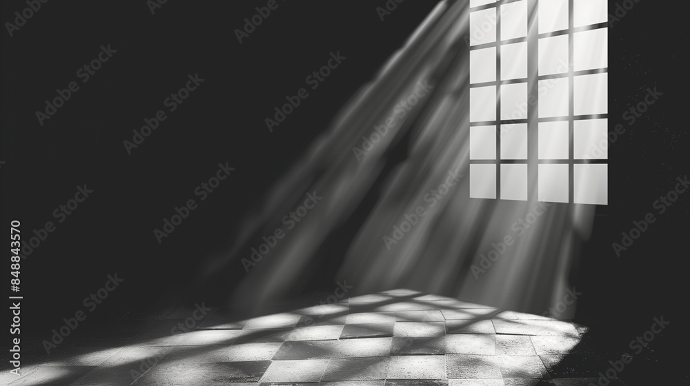 Shadow overlay effect isolated on transparent background, png. Light ...