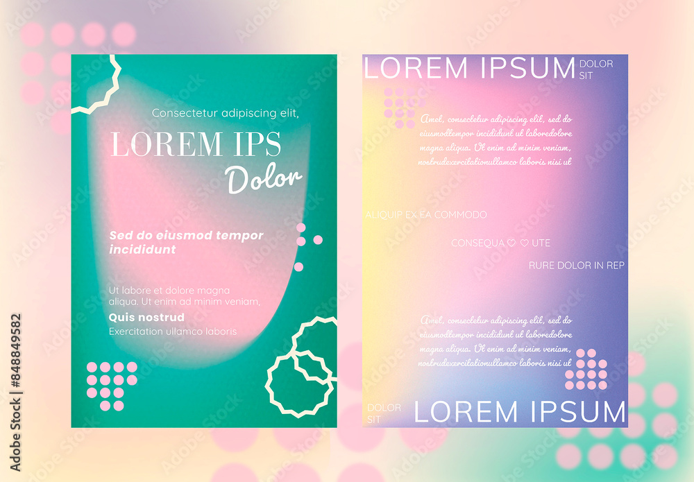 Gradient Poster Template Stock Template | Adobe Stock