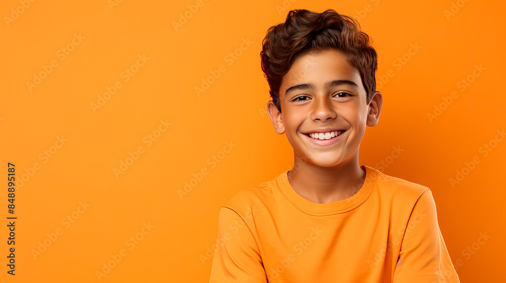 Happy cheerful young latino generation z. Smiling funny ethnic cool ...