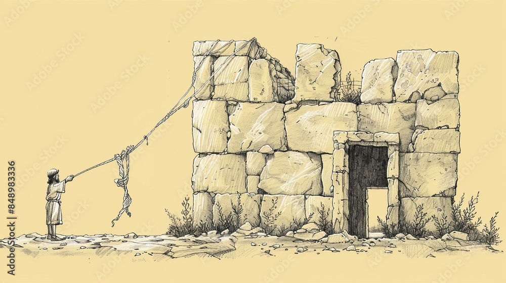 Inspirational Biblical Illustration: Parable of the Strong Man, Tied Up ...