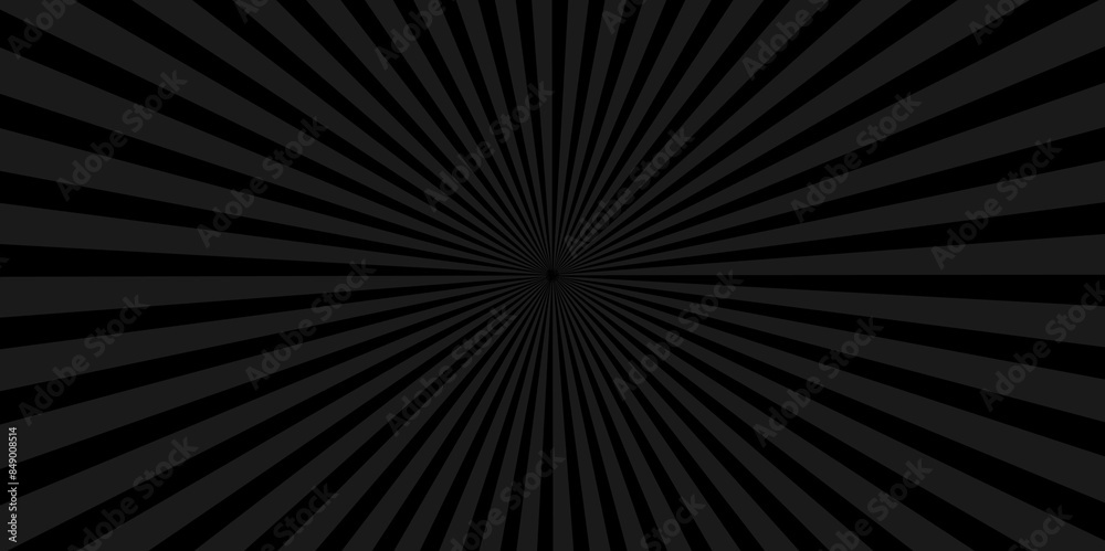 Abstract dark black sun rays and sunburst backdrop background. seamless ...