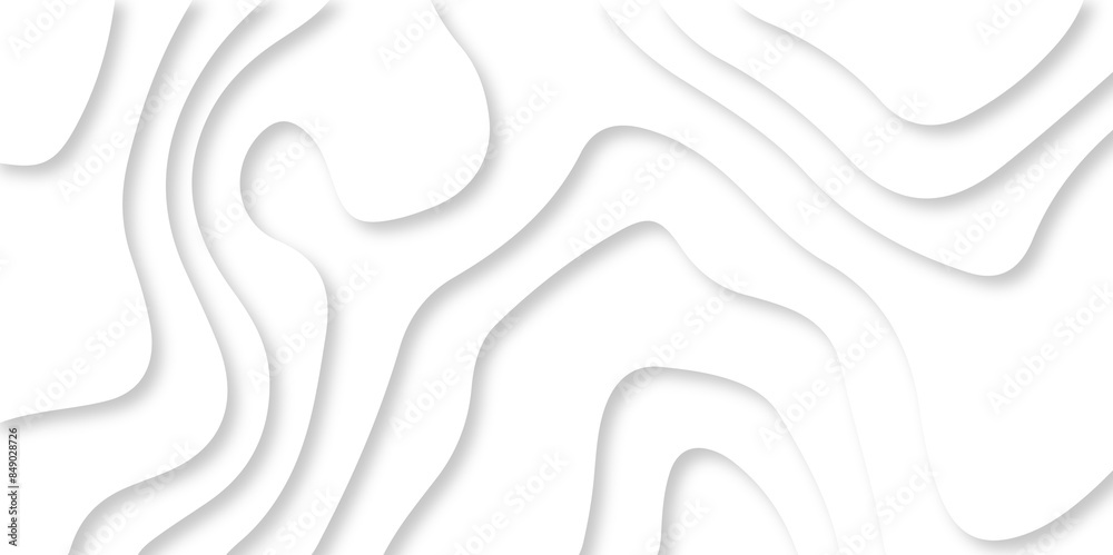 Luxury abstract lines Modern white carve wave line abstract luxury 3d ...