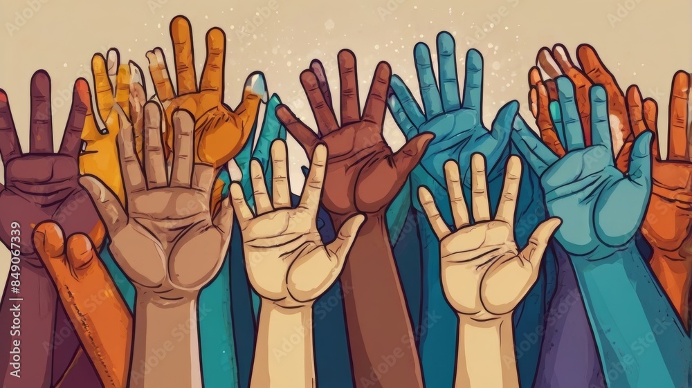 Diversity, equality, inclusion, and belonging: A gathering of hands ...