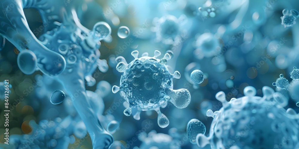 Lymph image white cell clusters in fluid showcasing immune response in ...