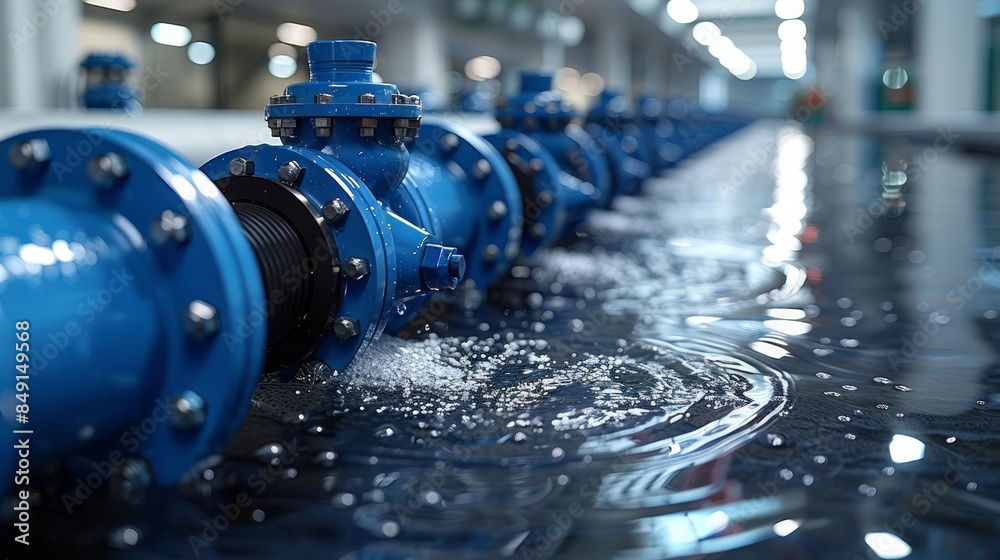 Smart water management system with automated leak detection and ...