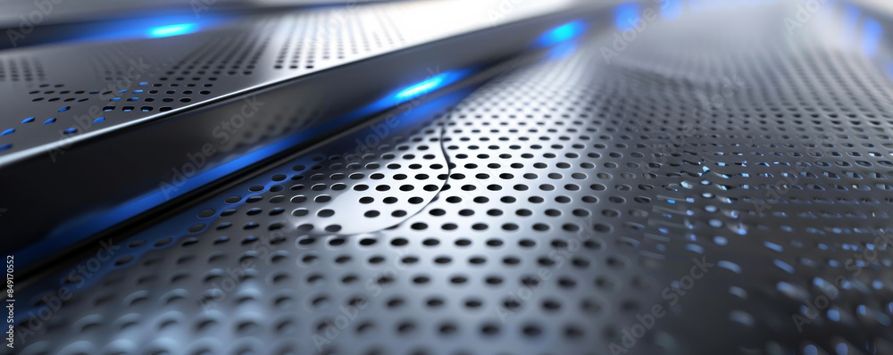 Futuristic matte silver background with subtle digital textures and ...