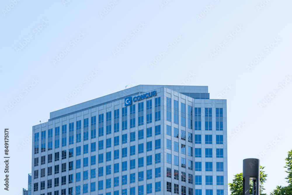 Bellevue, WA, USA - June 15, 2023: SAP Concur headquarters in Bellevue ...