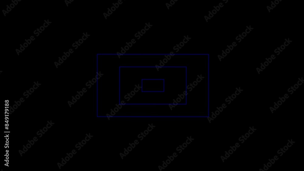 4k infinite loop background animation.. Radial ultrasound and black ...