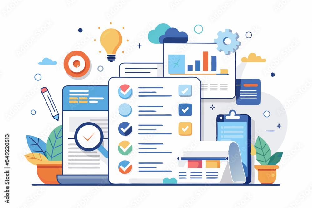 Project development specifications concept, Business analysis, software ...