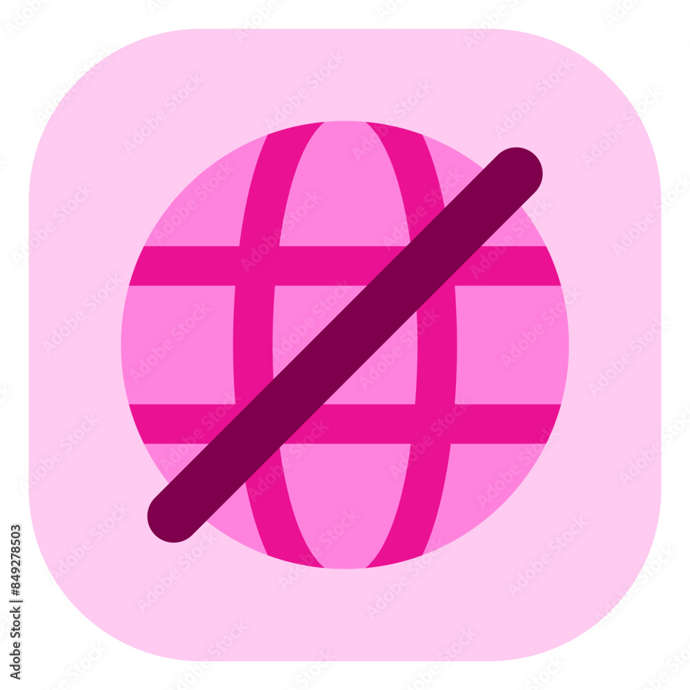 Editable vector no internet connection icon. Part of a big icon set ...