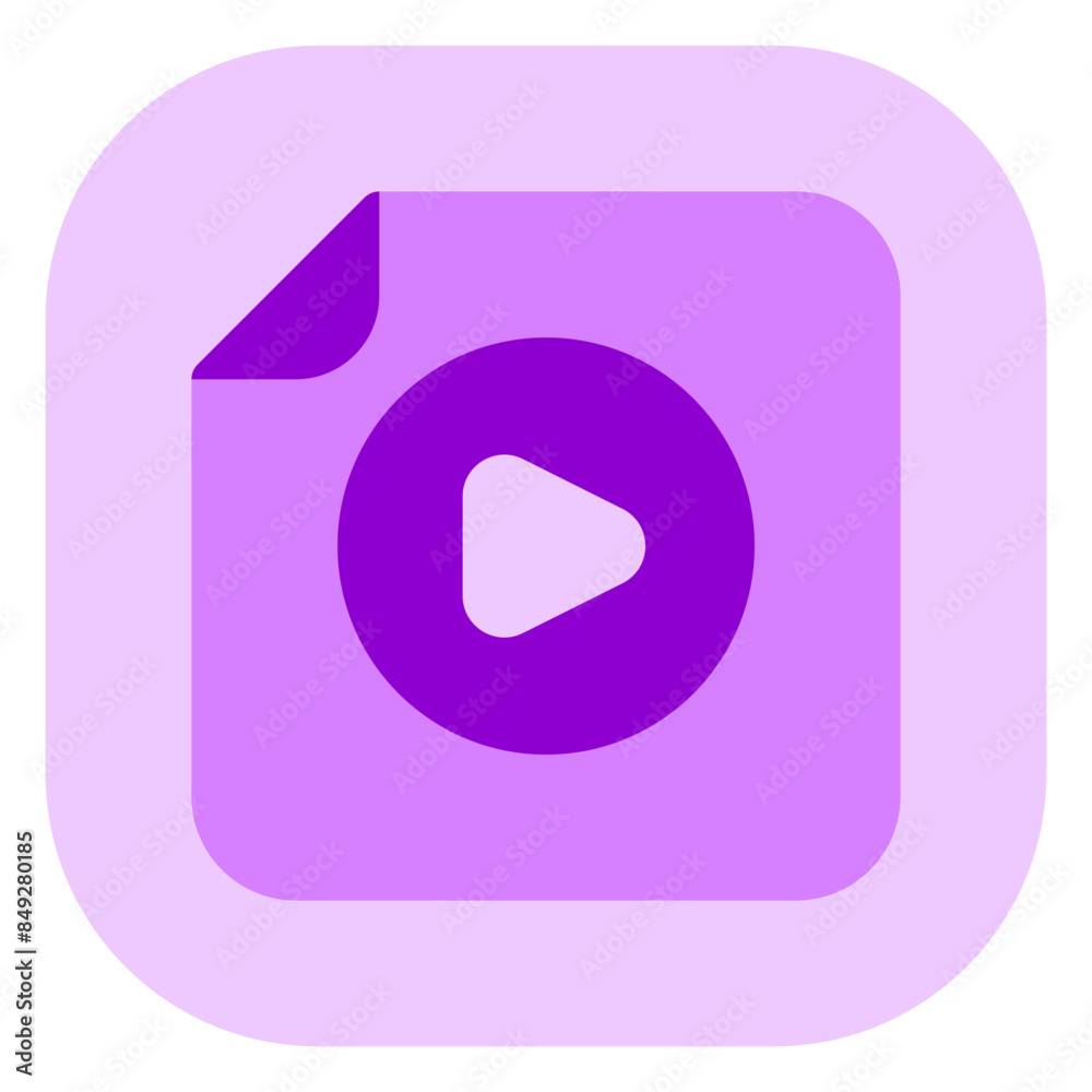 Editable vector media file icon. Part of a big icon set family. Perfect ...