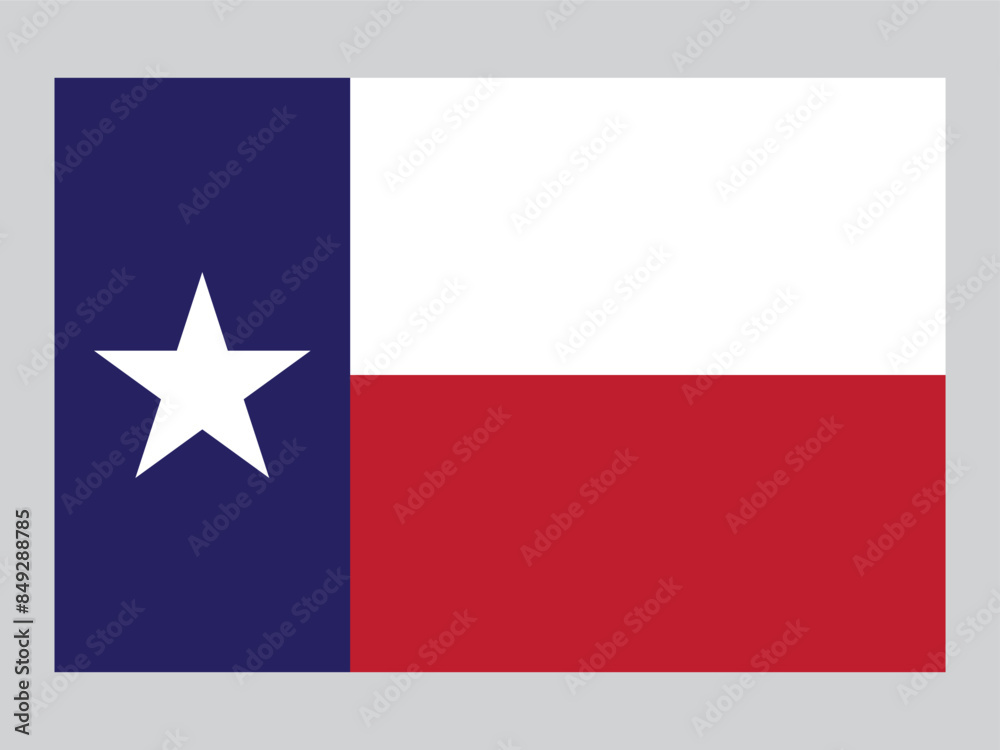 Flat of Texas state flag. Texas flag design. Texas wave flag. Lone Star ...