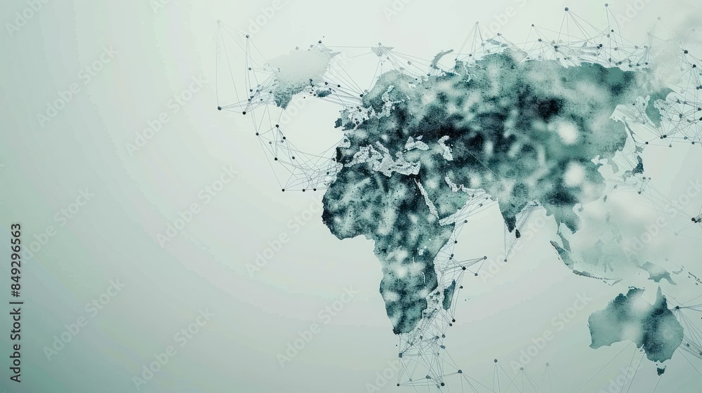 Illustrate the interconnected nature of our world's ecosystems with a ...