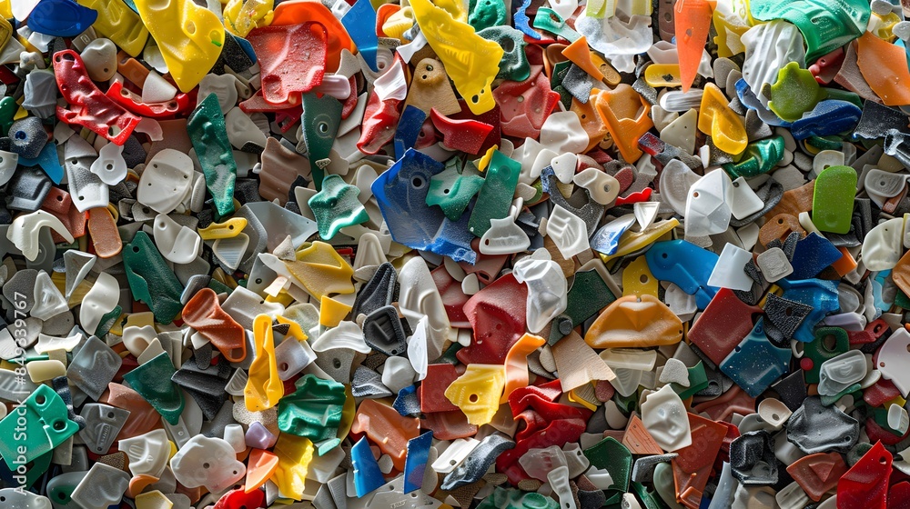 Introduction of new materials derived from recycled plastic bits ...