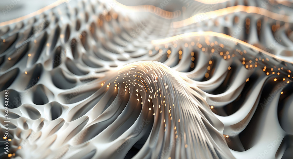 Sound visualization using 3D cymatic patterns in touchdesigner style ...