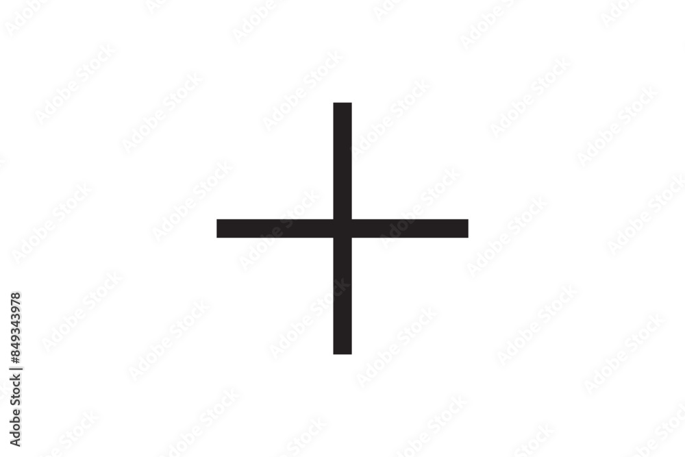 Plus Icon set for web and mobile app. Add plus sign and symbol Stock ...