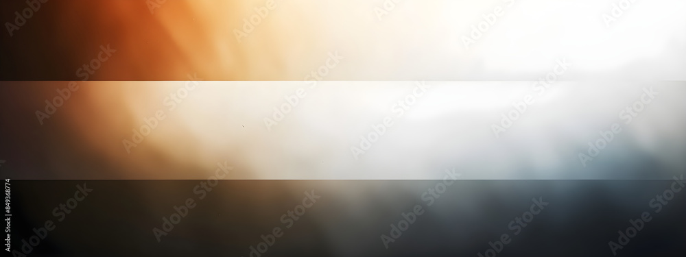 Abstract gradient background with a transition from orange to white to ...