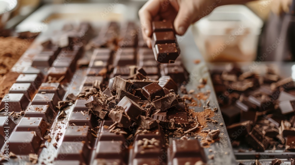 Examine the process of chocolate tempering and its importance in ...