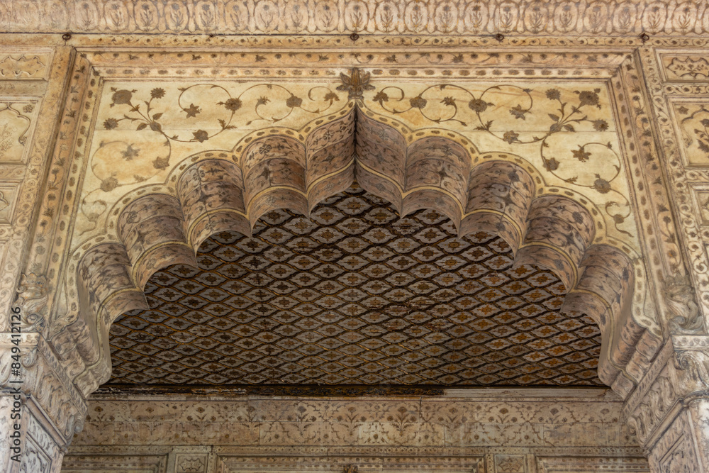 Diwan-i-Khas, Red Fort, Old Delhi, India. UNESCO World Heritage Site ...