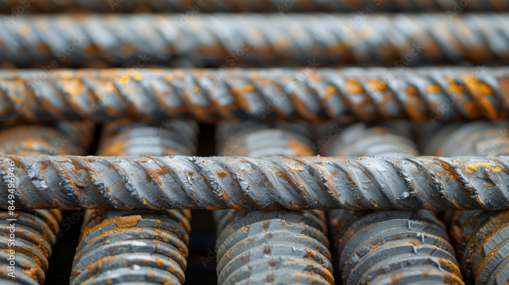 texture of steel deformed or bars background Deformed steel bars for ...
