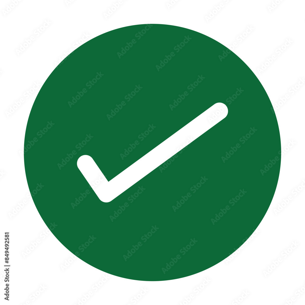 Vetor de Check mark icon. Tick symbol, tick icon vector illustration ...