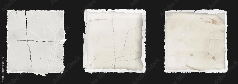 Vintage paper texture. Old worn overlay distressed background. Torn and ...