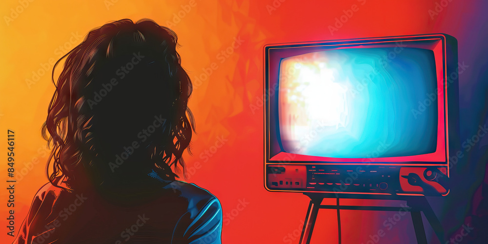 Technology (Dial-Up Modem): A figure using a dial-up modem, symbolizing ...