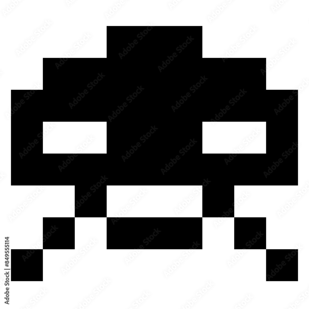 Pixel monsters, space creatures and alien robotic characters from ...