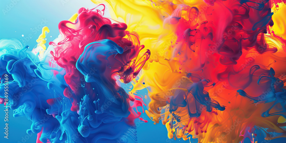 Bold and Vibrant: Bright colors like red, yellow, and blue are often ...