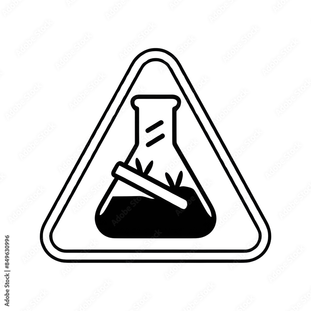 Chemical-Free Icon: Simple Outline Style for Free Preservative Food ...