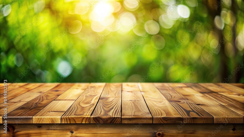 Ultra realistic wooden table with unfocused background, wood, table ...