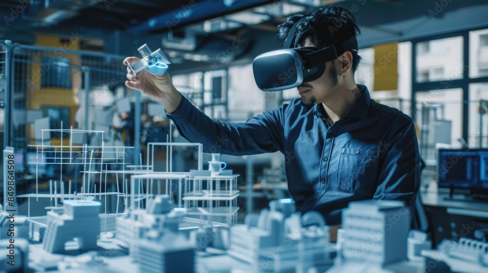 Use of AR and VR to create immersive, interactive work environments for ...