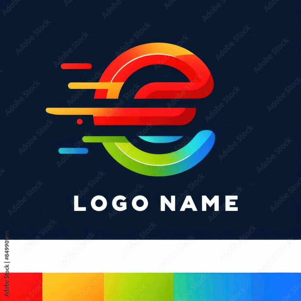 Letter E Logo: Creative and Unique Symbol Design for Your Company Identity Stock Illustration ...