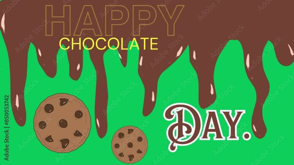 Celebrate happiness with a sweet chocolate-themed card design, perfect ...