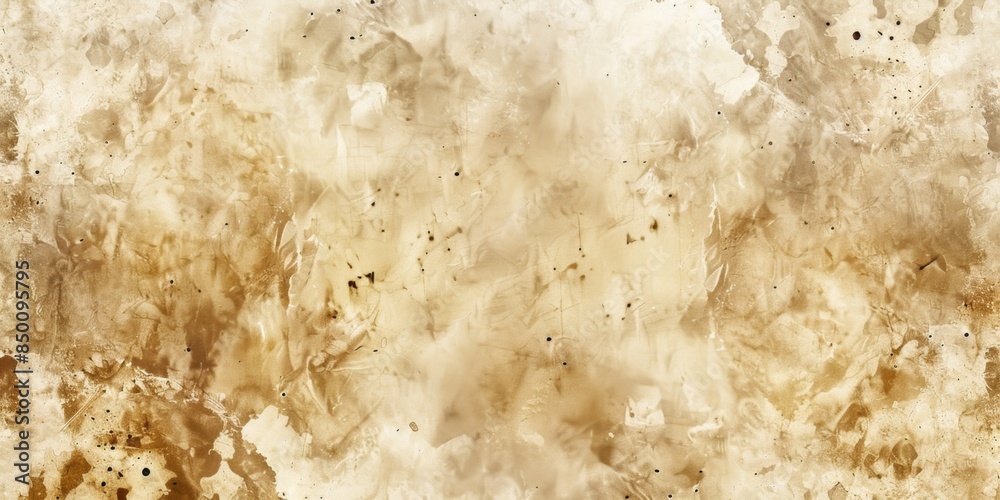 Vintage Parchment Texture with Faded Ink Splatter: A Distressed ...