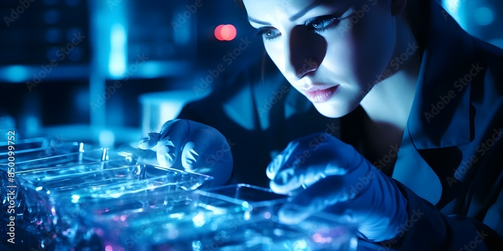 Analyzing DNA Samples in Crime Lab for Forensic Investigation and ...