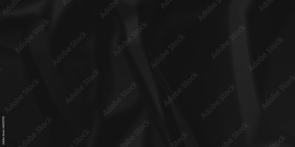 Black crumpled paper background texture pattern overlay. crinkled ...