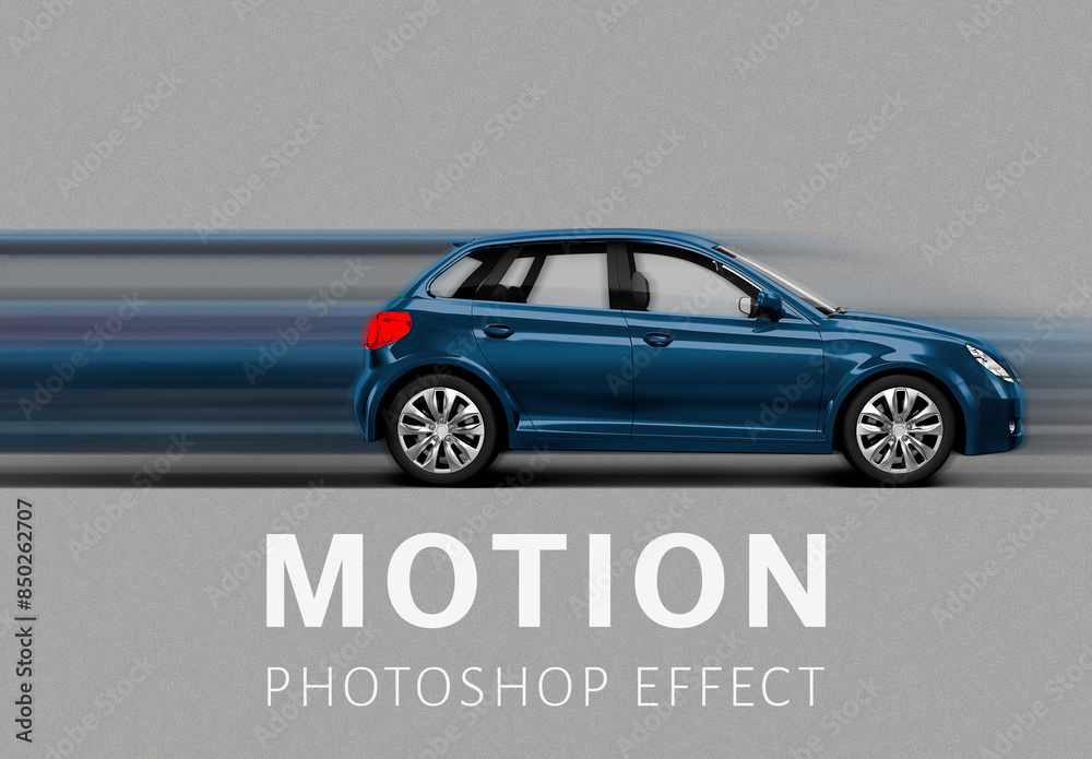 Car Motion PSD Effect Stock Template | Adobe Stock