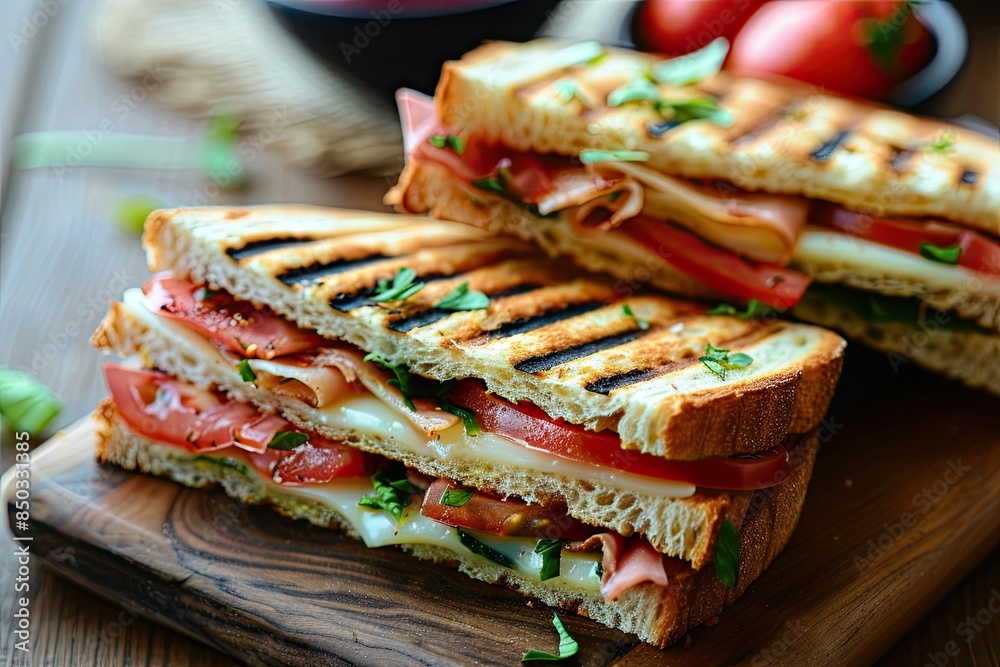 Making sandwiches involves layering and placing ingredients on bread ...