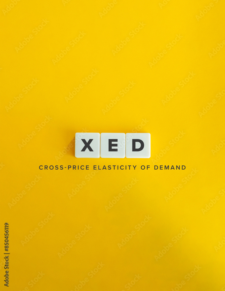 Foto de XED (Cross-Price Elasticity of Demand) Acronym and Concept ...