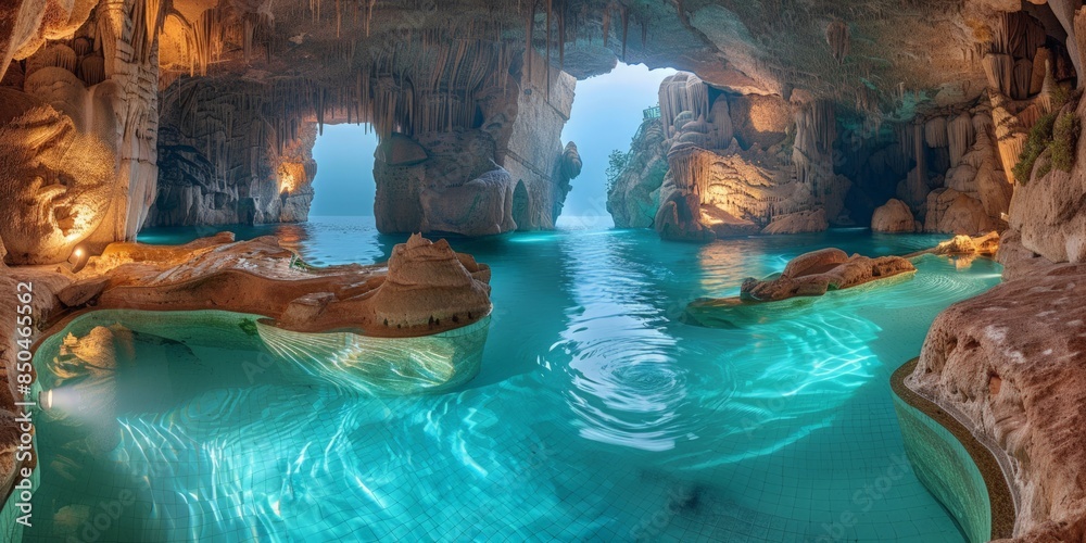 The surreal Jeita Grotto in Lebanon, an extensive cave system with ...